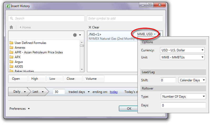 Currency / Unit Conversions
